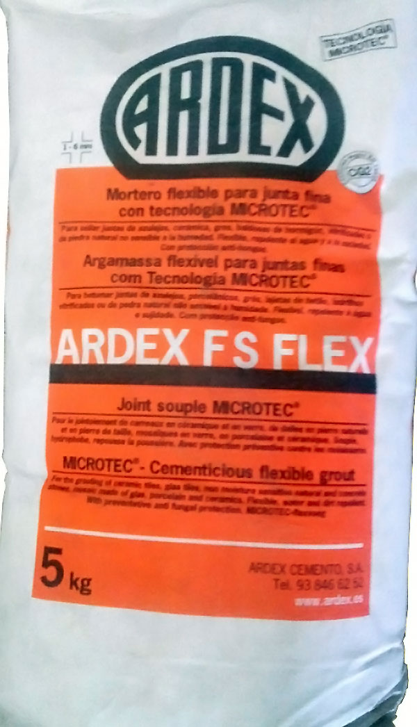 Saco ardex fs flex blanco 5 kg